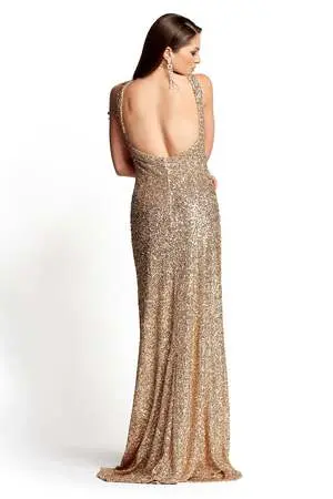 Tadashi Shoji Hawke Sequin Embellished Gown