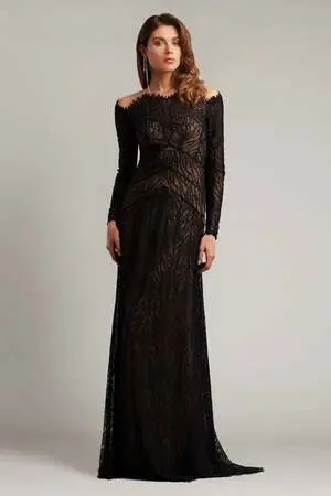 Tadashi Shoji Trimmed Evening Dresses