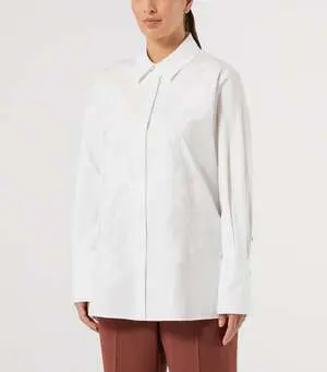 Marina Rinaldi Cotton Embroidered Shirt