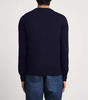 Play Comme Des Garcon Wool Rhinestone Heart Logo Cardigan - Navy