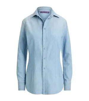 Ralph Lauren Curved Hem Shirts For Women