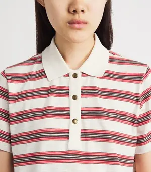 Moncler Cotton Stripe Polo Shirt