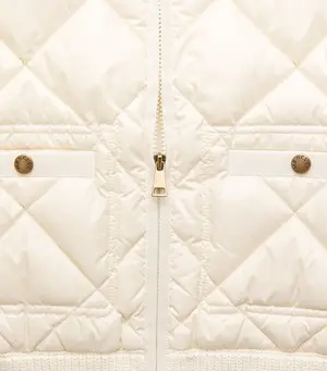 Moncler Cotton Quilted Hybrid Jacket