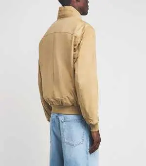 Polo Ralph Lauren Goat Suede Charleton Bomber Jacket