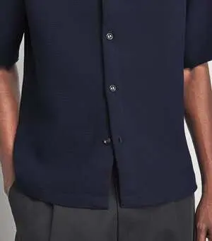Sandro Textured Short-sleeve Shirt