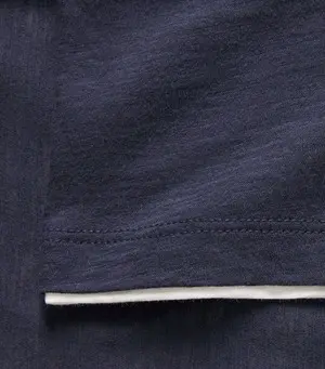 Vince Pima Cotton Slub Double-layer T-shirt