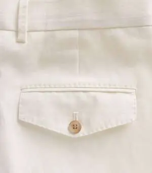 Paul Smith Linen Straight Trousers