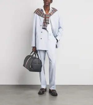 Paul Smith Wool-mohair Double-breasted Blazer