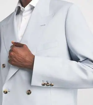 Paul Smith Wool-mohair Double-breasted Blazer