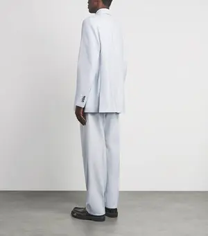 Paul Smith Wool-mohair Double-breasted Blazer