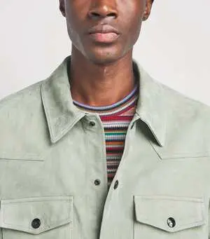 Paul Smith Suede Slim Overshirt