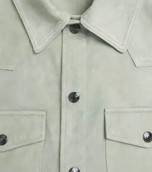 Paul Smith Suede Slim Overshirt