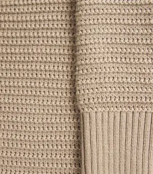 Vince Cotton-cashmere Waffle Knit Crew Neck Sweater