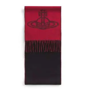 VIVIENNE WESTWOOD Wool Orb Scarf