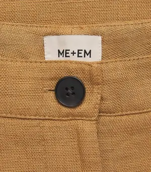 ME+EM Cotton Barrel-leg Trousers