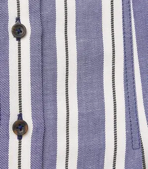 ME+EM Striped Midi Shirt Dress