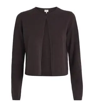 ME+EM Cashmere Single-button Cardigan - Brown