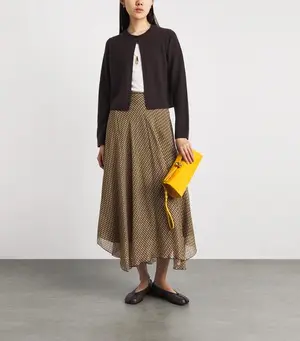 ME+EM Cashmere Single-button Cardigan