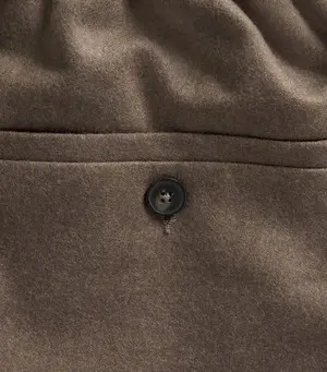 Drole De Monsieur Virgin Wool-blend Drawstring Trousers