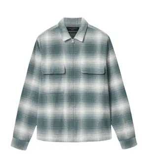 ALLSAINTS Organic Cotton Check Polanco Overshirt