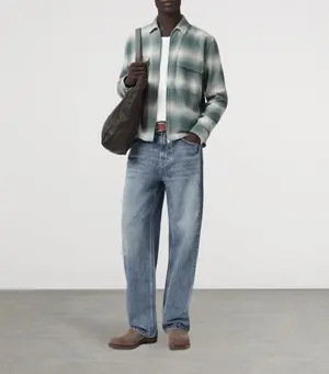 ALLSAINTS Organic Cotton Check Polanco Overshirt