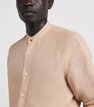 Paul Smith Linen Stand-collar Shirt