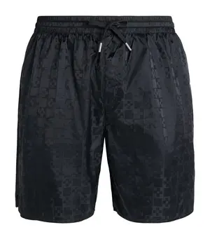 Sandro Jacquard Swim Shorts - Black