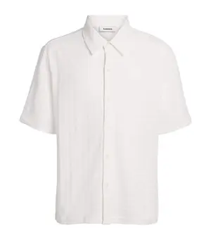 Sandro Cotton Jacquard Shirt