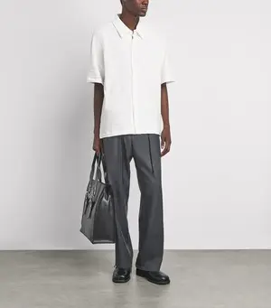 Sandro Cotton Jacquard Shirt