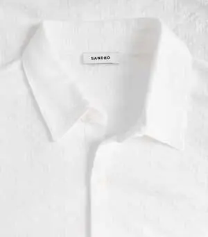 Sandro Cotton Jacquard Shirt