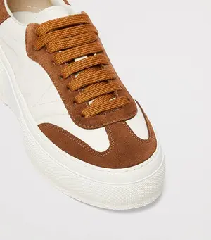 Max Mara Leather Platform Sneakers