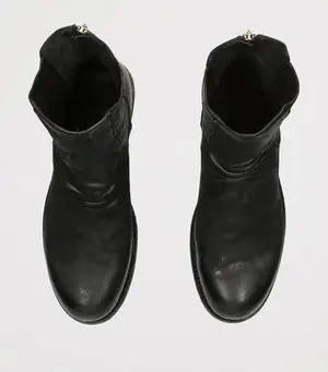 Officine Creative Leather Chelsea Boots With Zip Up
