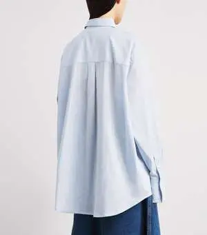 TOTEME Cotton-linen Oversized Shirt