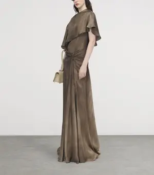 Alexander McQueen Asymmetric Cape Top