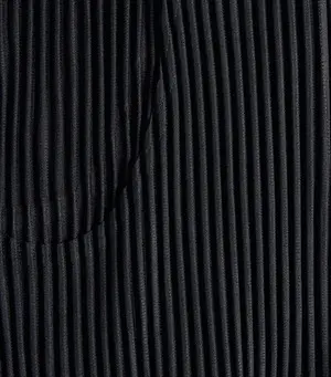Issey Miyake Pleated Vest - Black