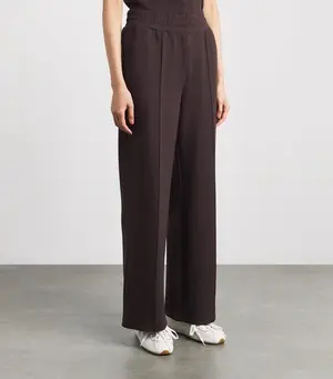 Varley Pleated Wide-leg Sweatpants