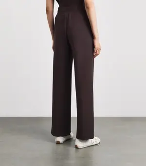 Varley Pleated Wide-leg Sweatpants