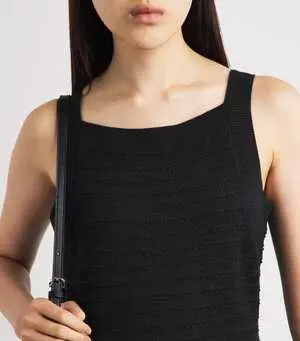 Varley Cotton Knitted Cusack Midi Dress