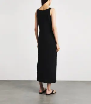 Varley Cotton Knitted Cusack Midi Dress
