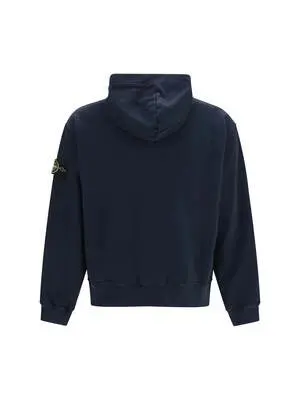 Stone Island Hooded Sweatshirt With Front Pocket