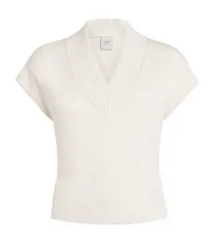 Varley Gracee Short-sleeve Sweater - Ivory