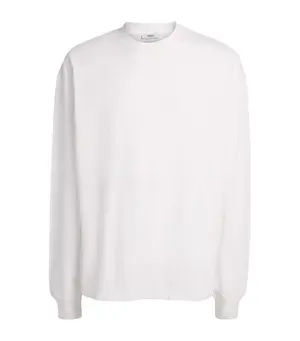 AGOLDE Cotton Asha Long-sleeve T-shirt White