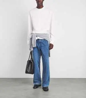AGOLDE Cotton Asha Long-sleeve T-shirt - White
