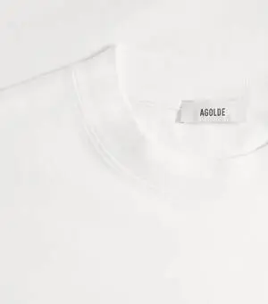 AGOLDE Cotton Asha Long-sleeve T-shirt - White