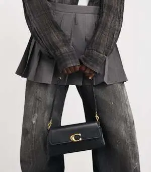COACH Leather Jet Shoulder Bag