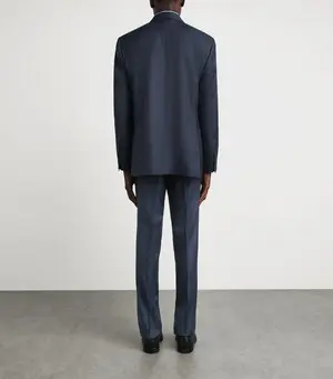 Canali Wool Double-breasted 2-piece Suit