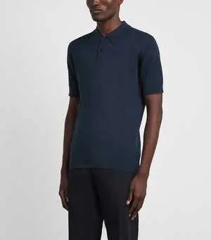 John Smedley Extra Fine Merino Wool Croall Polo Shirt