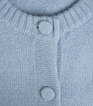 Agnona Cashmere Lipstick Cardigan - Blue