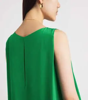 Staud Silk Dalia Maxi Dress