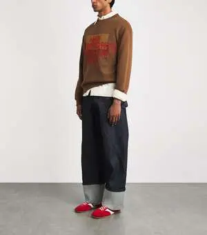 JW Anderson X Patrick Carroll Painted Birds Sweatshirt